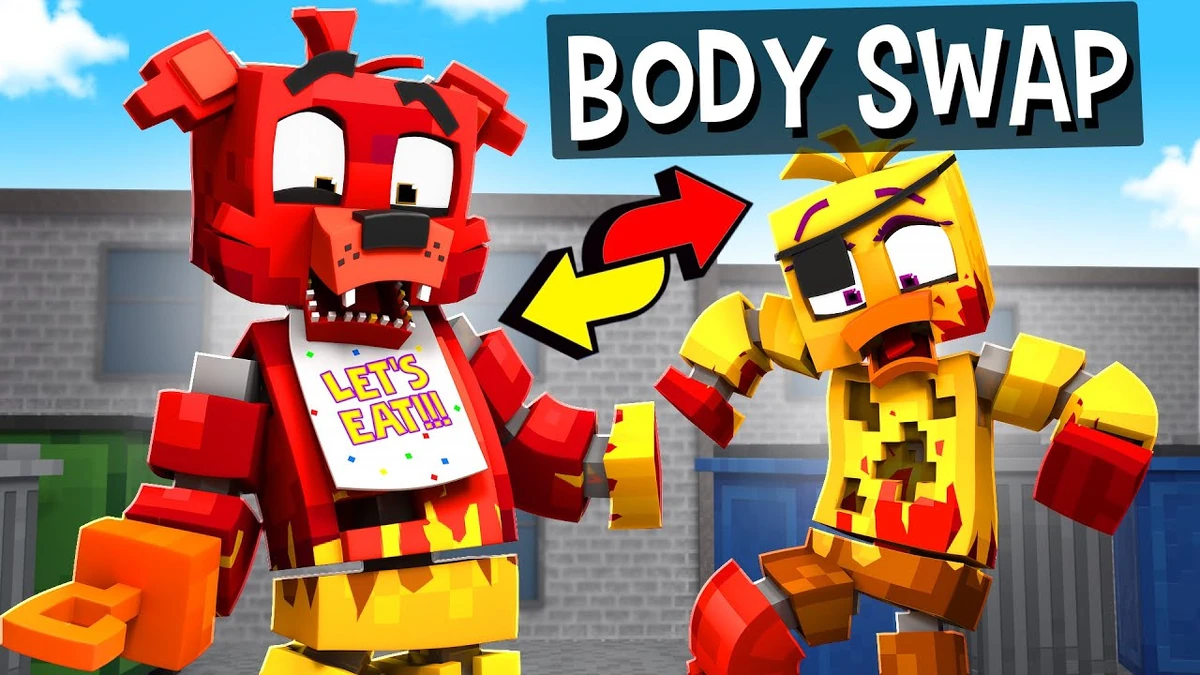Foxy and Chica BODY SWAP?! | Mob Wiki | Fandom