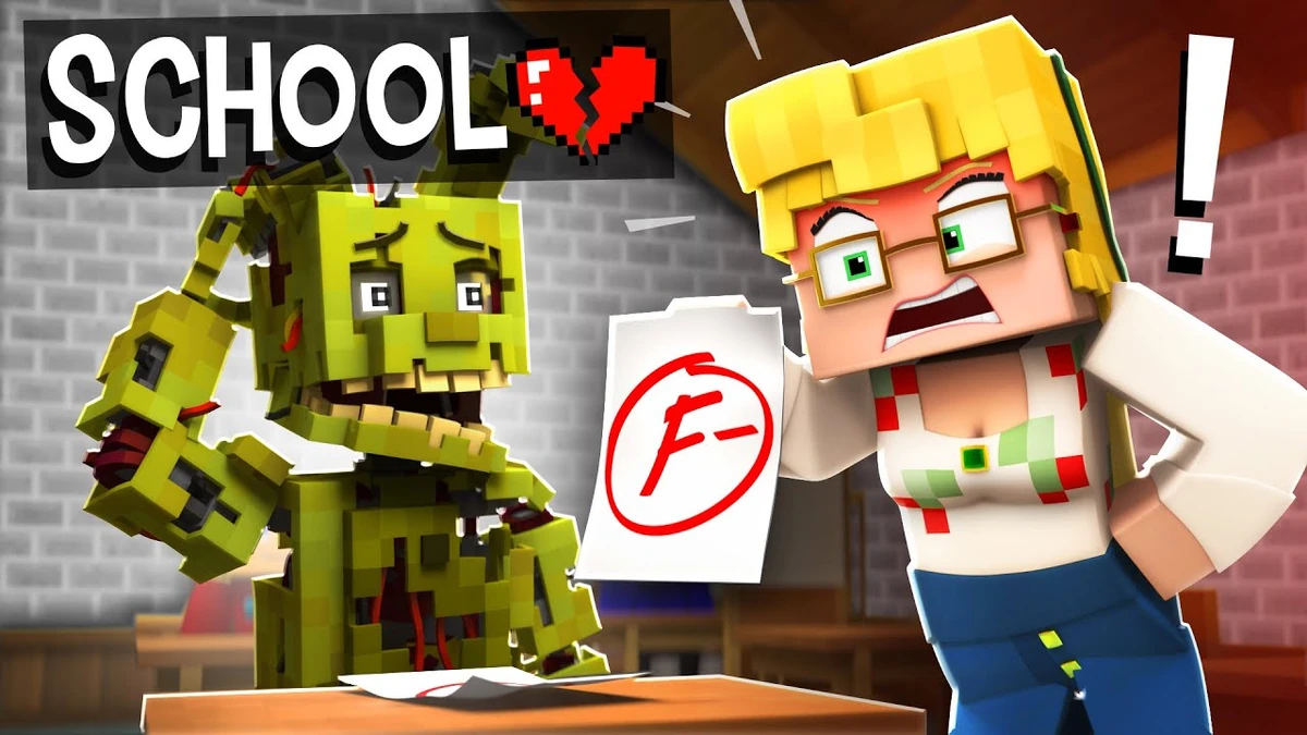 Springtrap Fails School! | Mob Wiki | Fandom