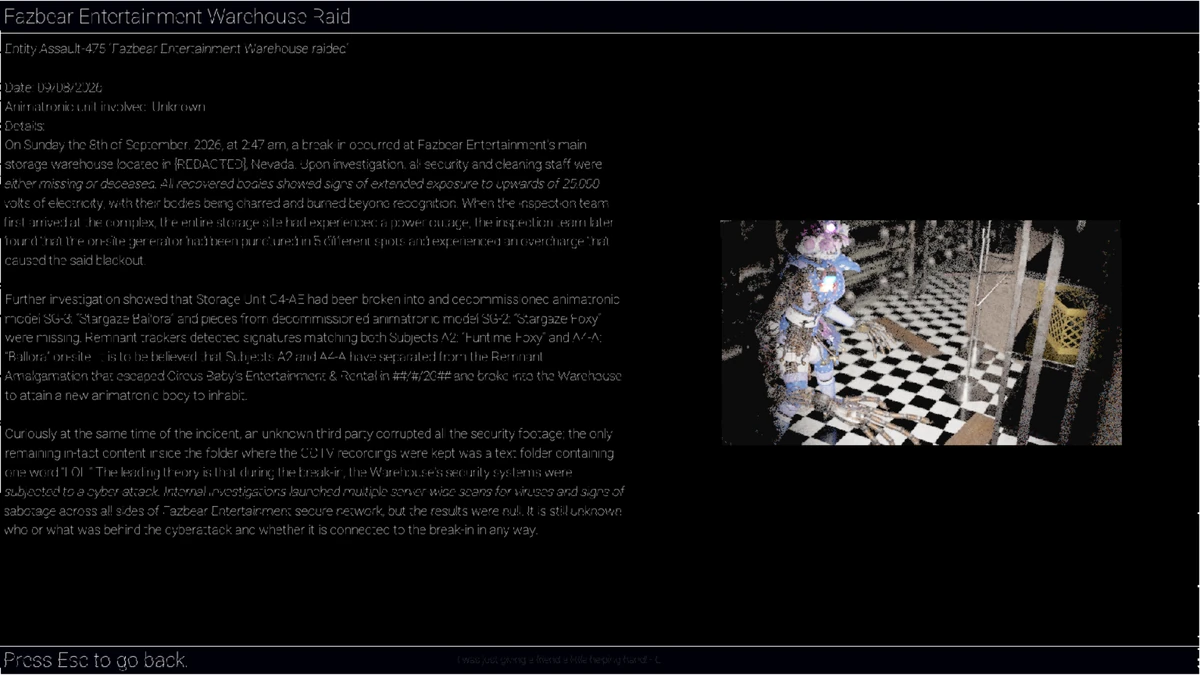 Fazbear Entertainment Warehouse Raid | Fazbear Tycoon Wiki | Fandom