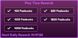 Rewards | Fazbear World Tower Defense Wiki | Fandom