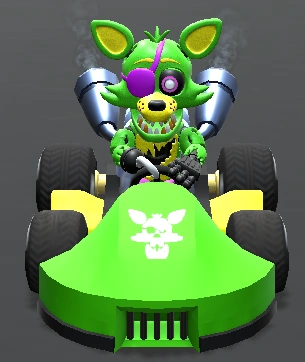 Blacklight Foxy | Faz-Karts Racing Wiki | Fandom