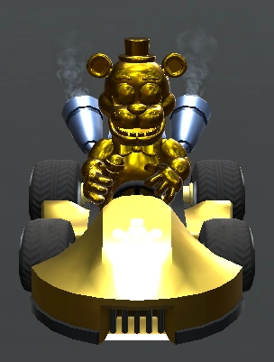 Gold Chrome Freddy | Faz-Karts Racing Wiki | Fandom