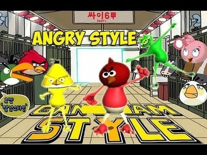 ANGRY BIRDS - GANGNAM STYLE ☆ 3D animated mashup parody | Fazz160 Wiki ...