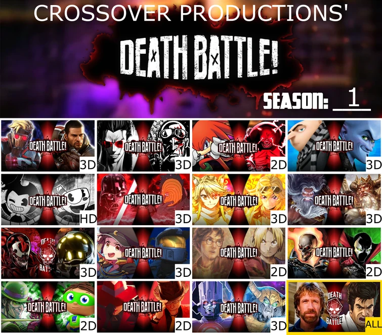 Crossover Productions' Fan-Made Death Battle Season 1 (REMAKE) | Fandom