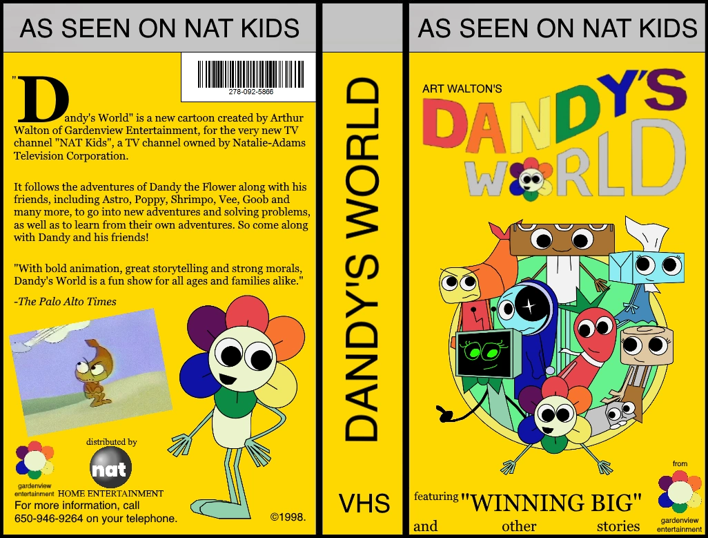 Fake 1998 Dandy's World VHS Cover (presumably fan art) | Fandom