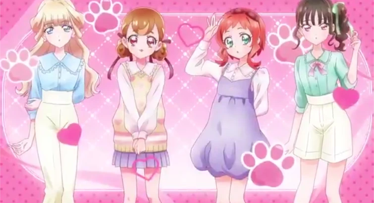 New character illustrations:Precure Fashion Series (new character ...