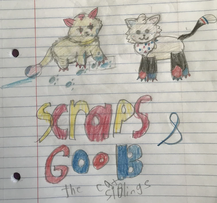Scraps and goob design for my AU hehe | Fandom
