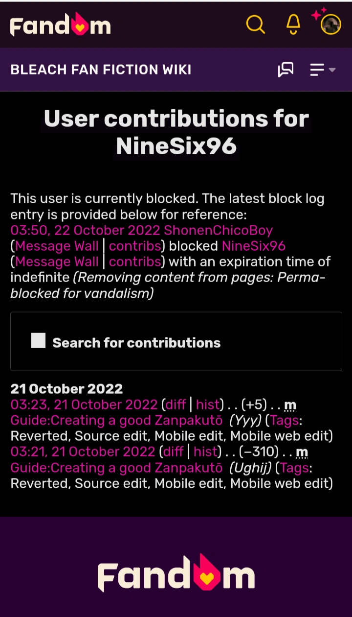 Hey I've realized that I've been banned on bleach wiki how do I get unbanned? | Fandom