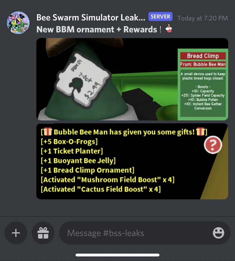 NEW BBM PRESENT REWARDS! | Fandom