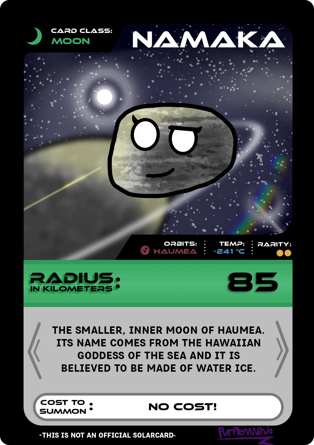 Dwarf Planets' Moons' Solarcards | Fandom