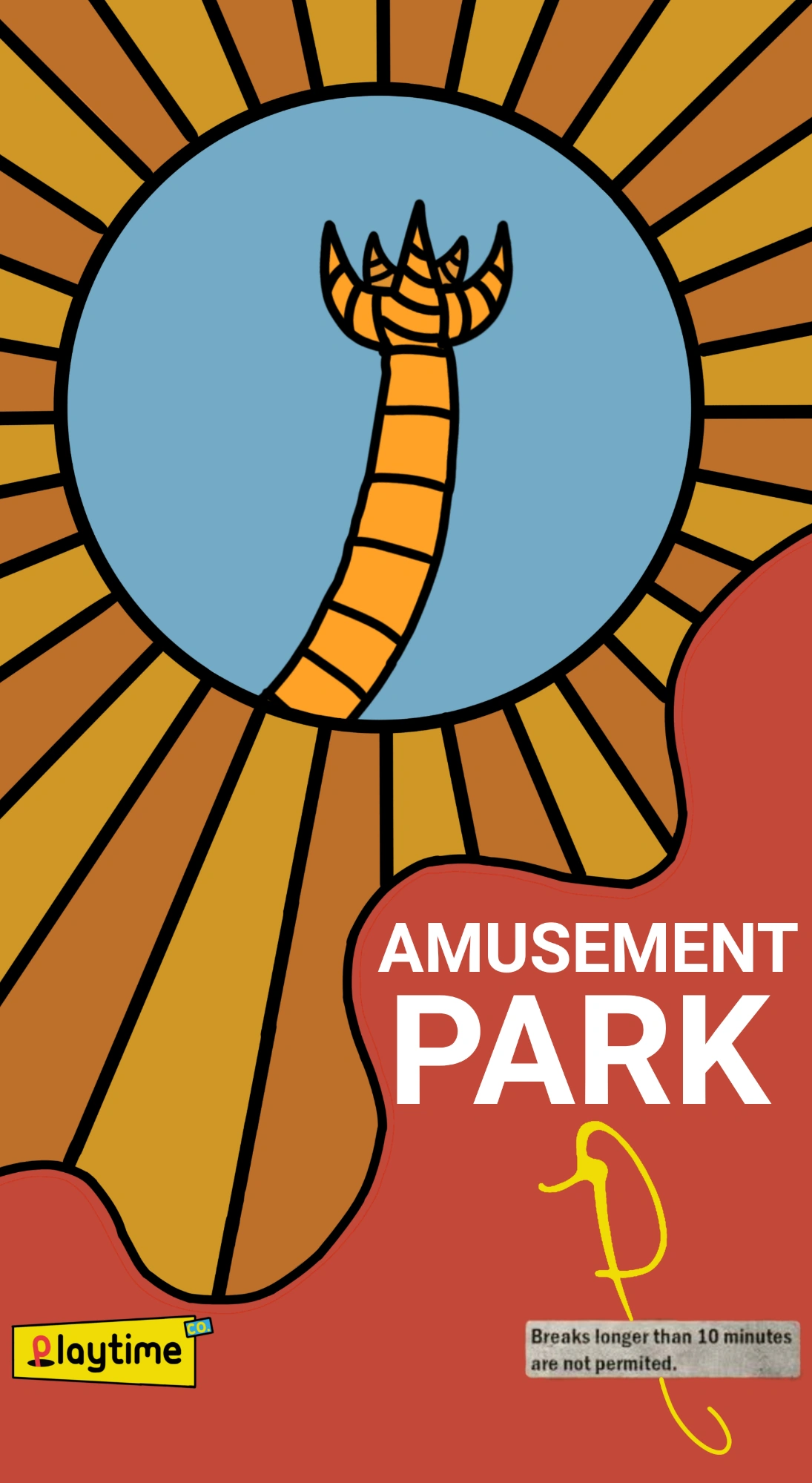 Poppy Playtime Chapter 4 - Boss Of Amusement Park Poster (Fanart By Me) | Fandom