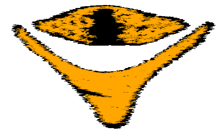 C-BLONGO OF THE CONGO RIVER THATS BEEN DELIBERATELY CONGOED INTO THE ...