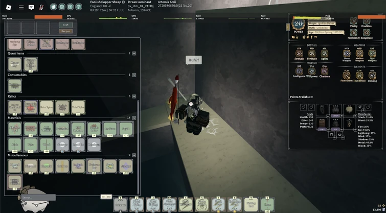 clips of my deepwoken character | Fandom