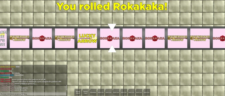 Hey guys i finally got a rokakaka, now i can go back to my Stone Free ...