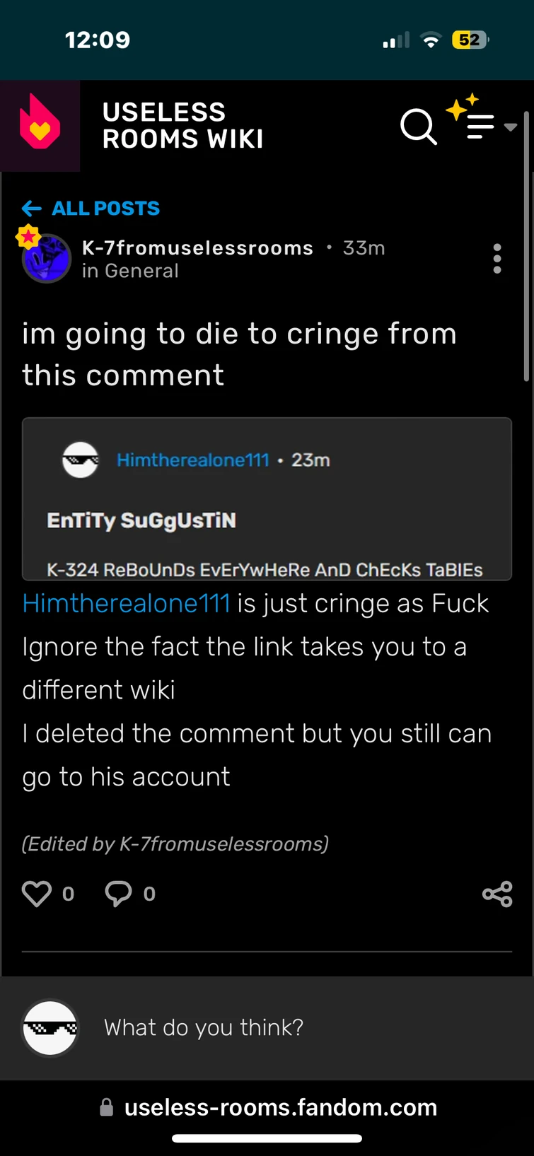 Bro this fucking idiot is meatriding like crazy 😭😭 | Fandom