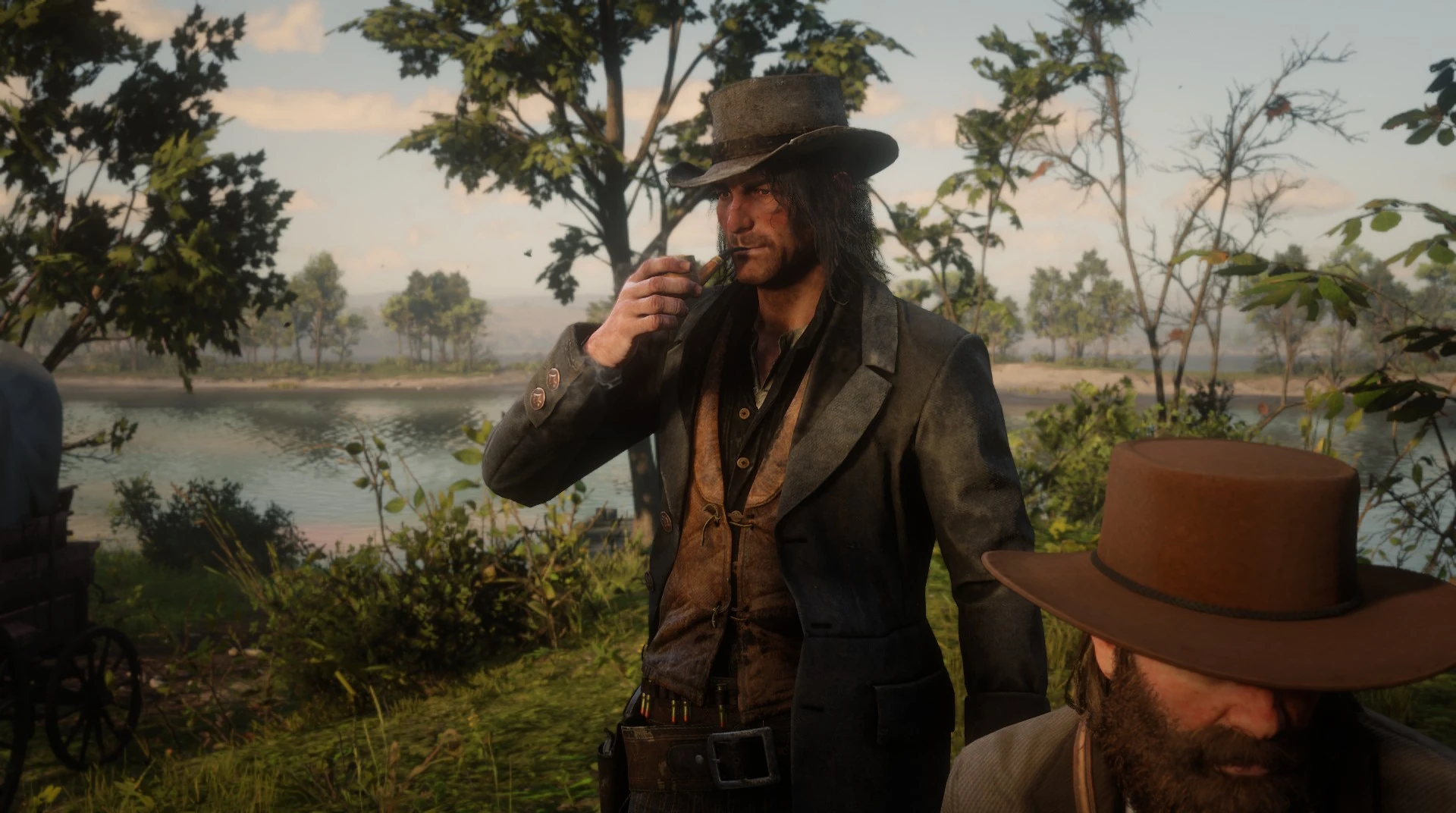 Fun fact: Marston smokes a pipe. | Fandom