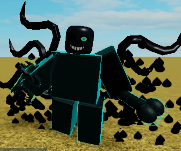 "Nightmare Sans" Skin as Gladiator | Fandom