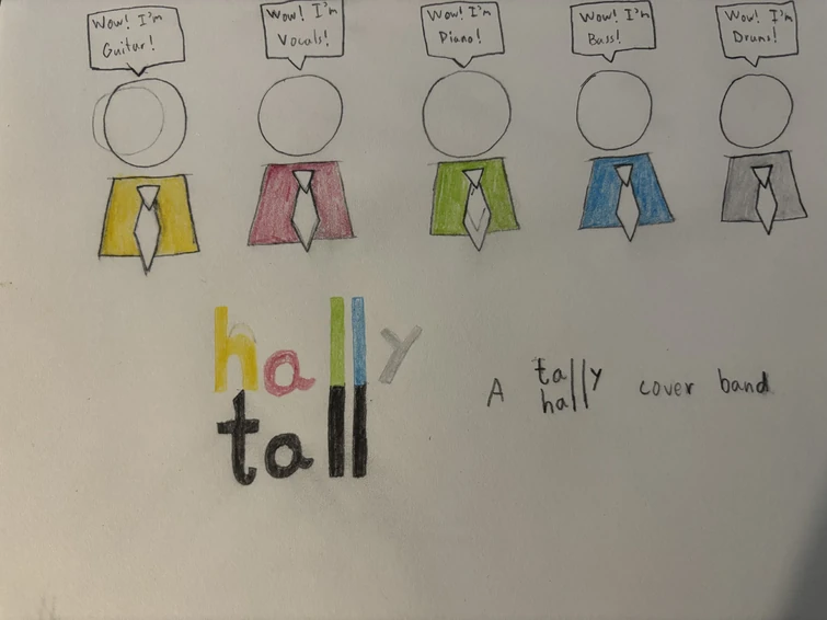 wow! hally tall drawing! | Fandom