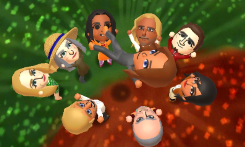Tomodachi Life U: The Spanish Miis celebrate Araceli, ft. The French ...