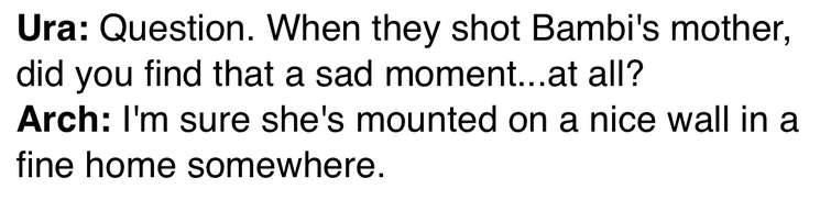 Incorrect quotes. | Fandom