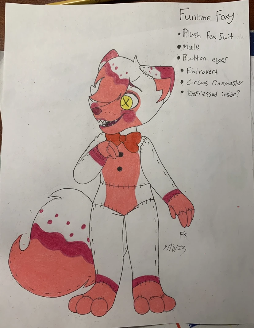 My AU variant of Ft. Foxy | Fandom