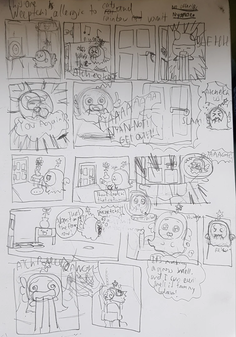 Comic Weeptchi allergy nyan noe thing | Fandom