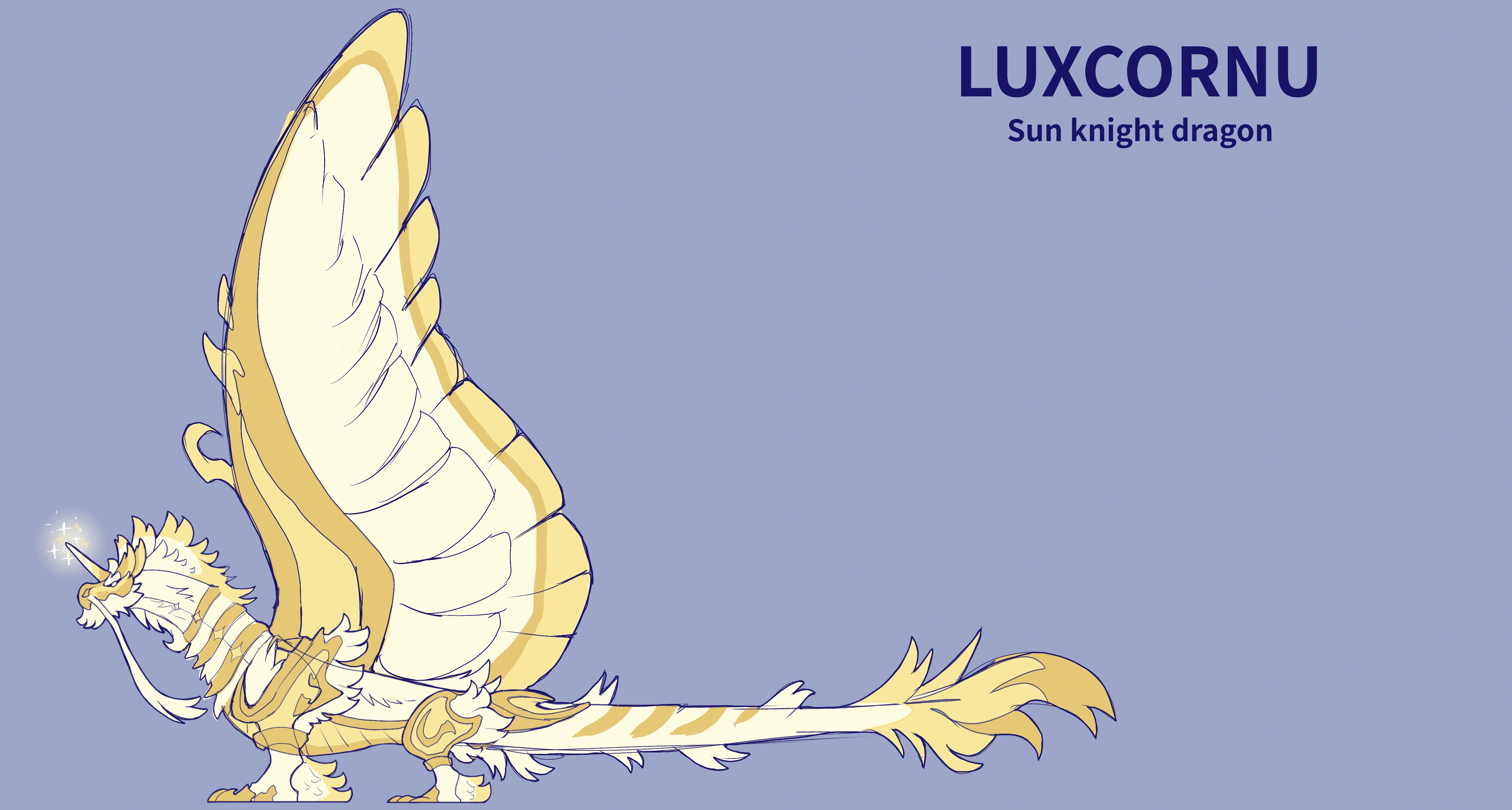 Luxcornu! Meant to be a solstice dragon | Fandom