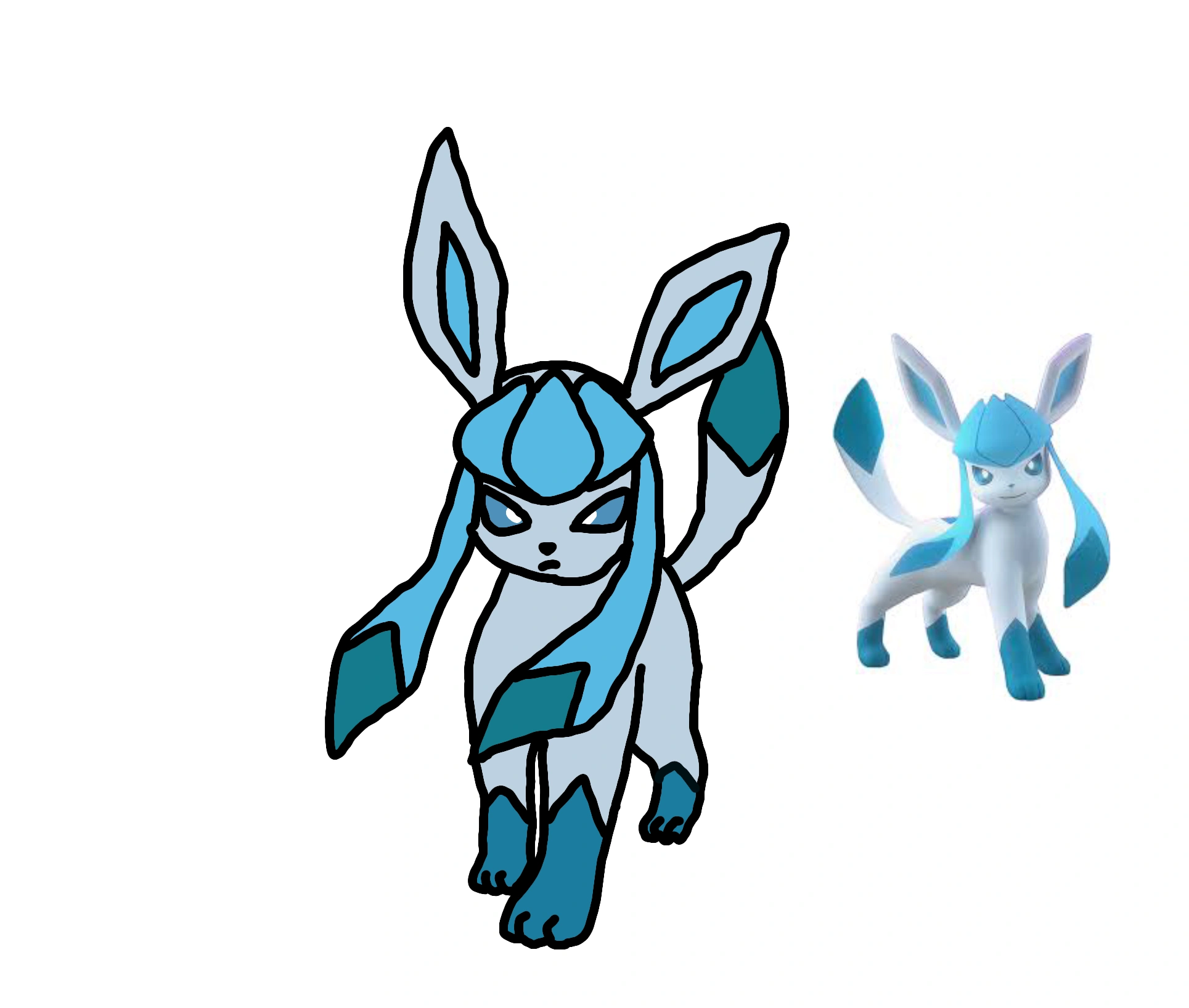 Glaceon ibisPaint X Pokemon | Fandom