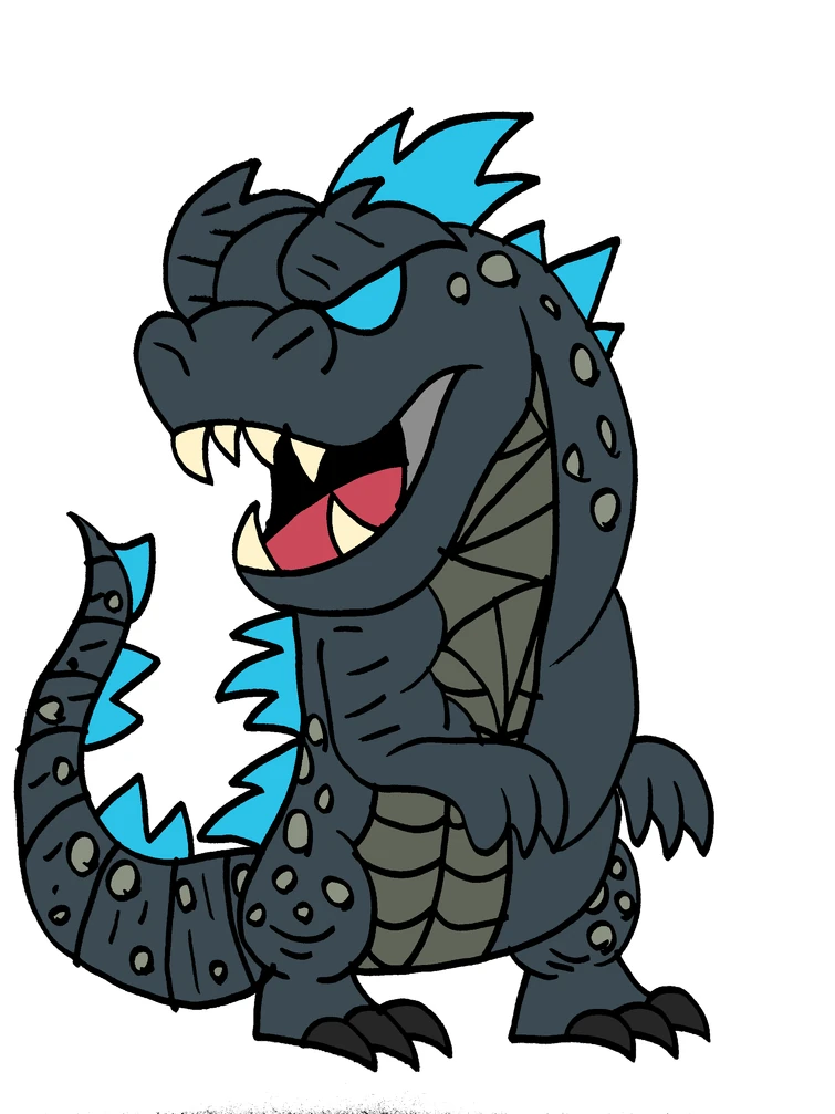 Our drawing of Godzilla | Fandom