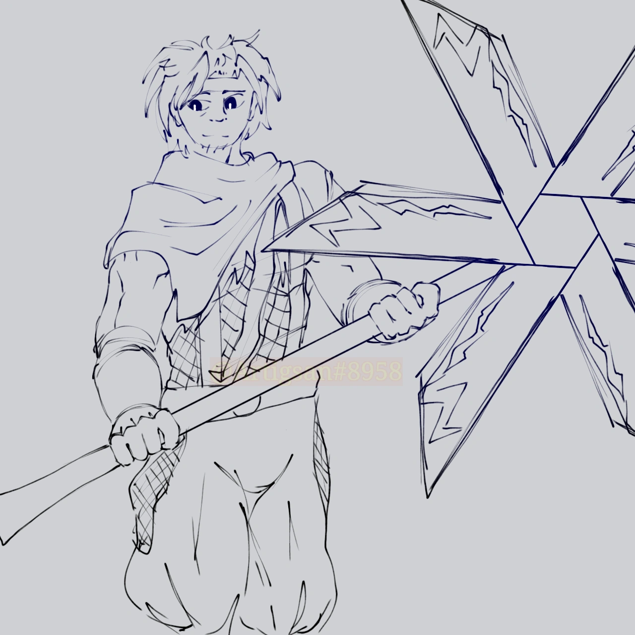 Kai Lazurai sketch i made for funnies | Fandom