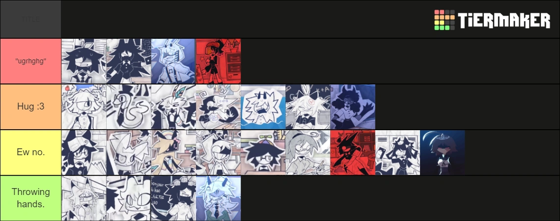 FPE Characters ranked on if I would like to hug them. | Fandom