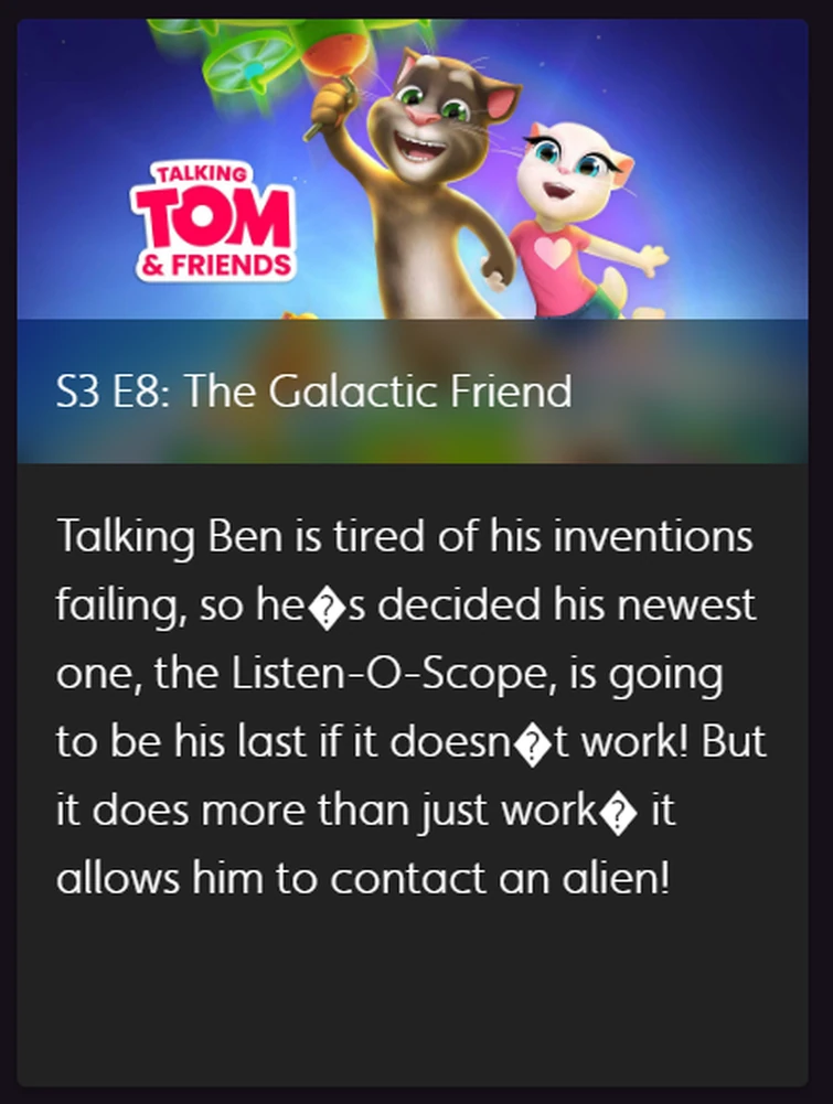Should the page The Galactic Friend be moved to The Galactic Friends ...