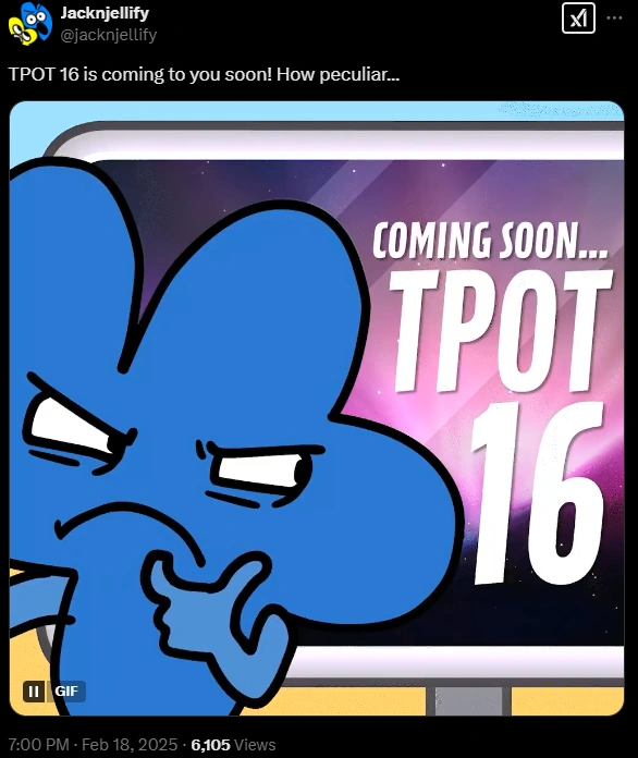 Well... TPOT 16 is coming soon. | Fandom