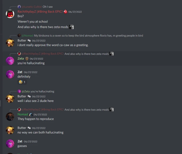 Rovio Gaming Discord Screenshots 4 | Fandom