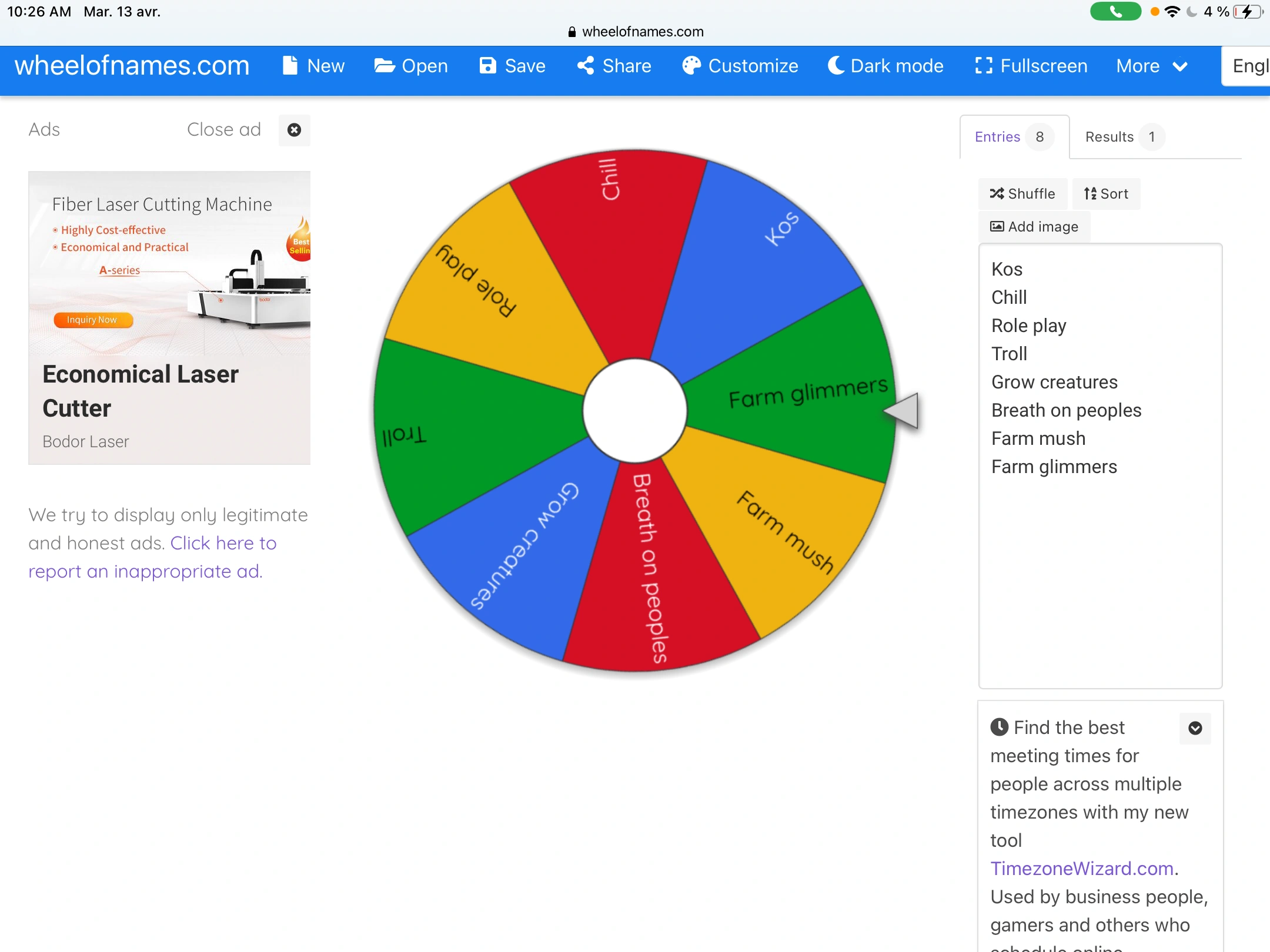 A weel decides what I do in cos I can spin for peoples if you want | Fandom