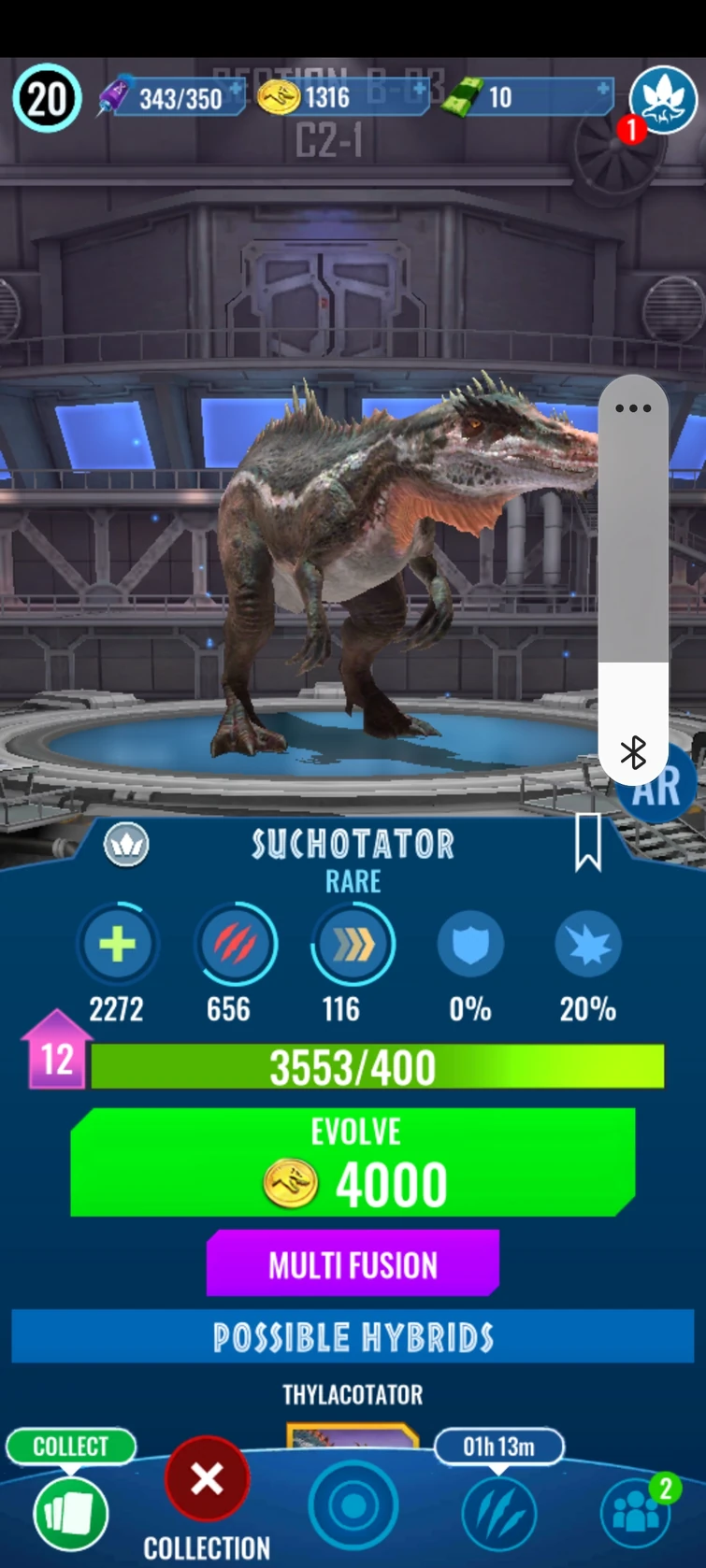 My latest unique hybrid project in Jurassic World Alive | Fandom