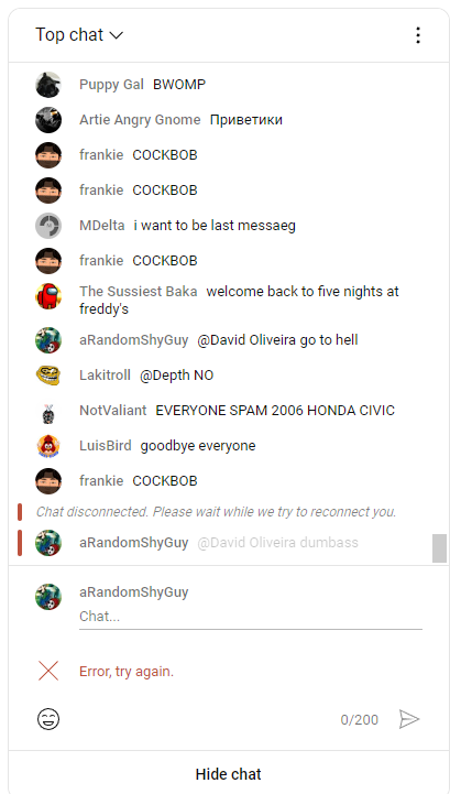 this was the last livestream comment | Fandom