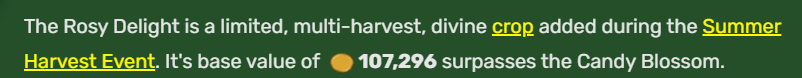 Rosy delight will get nerfed | Fandom