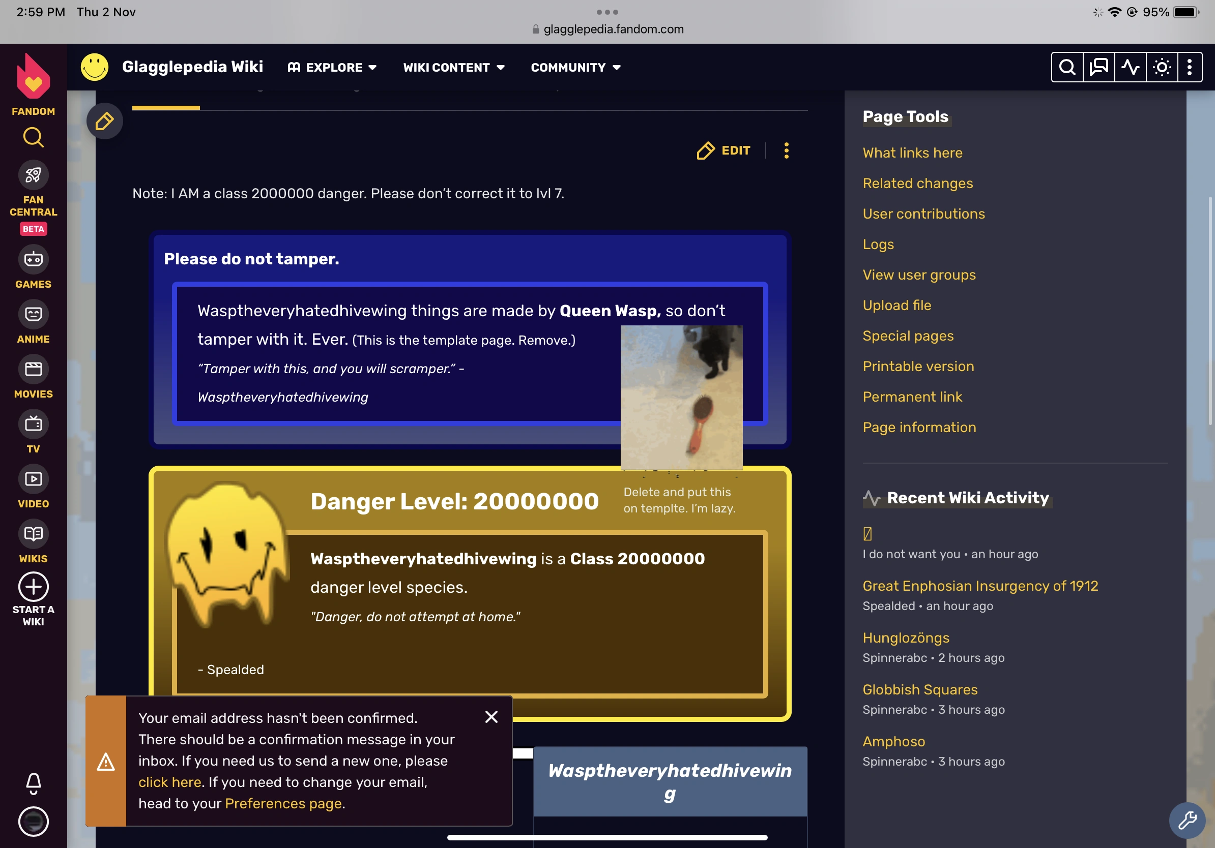 Danger level | Fandom