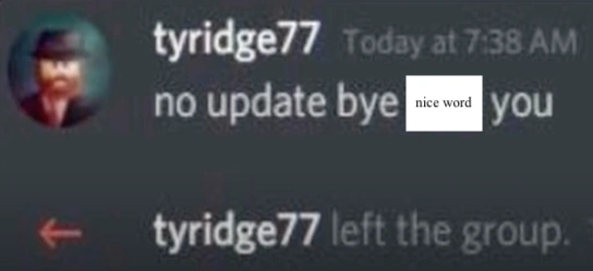 Very accurate yet not meme that pretty much shows tww current state ...