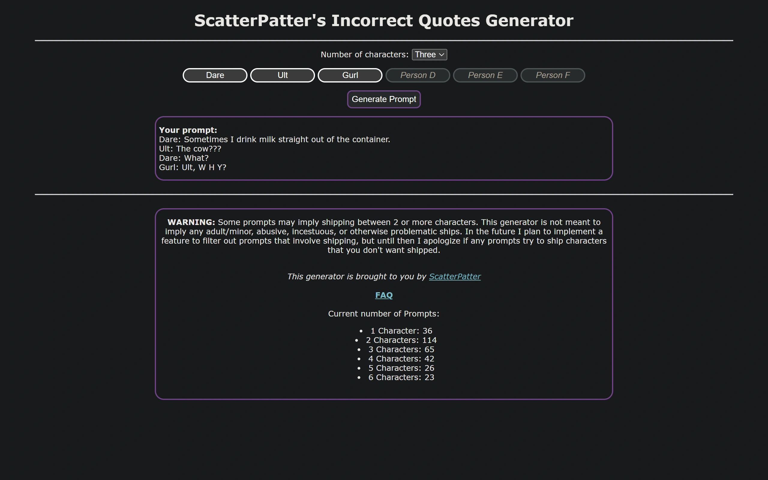 Incorrect quotes generator! (part 1) | Fandom
