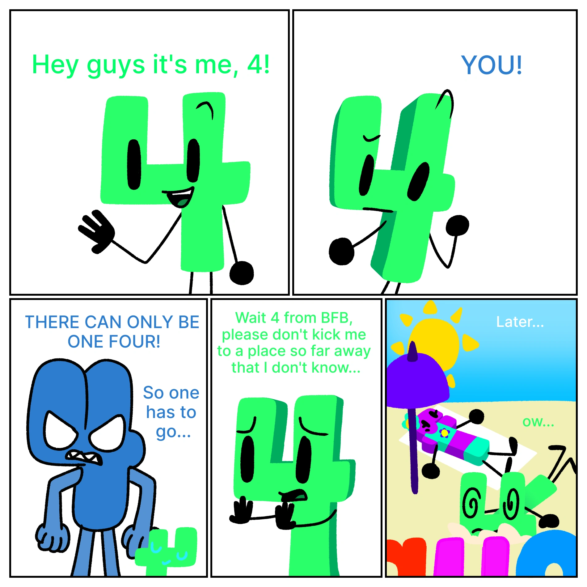When Four Meets Four (Alphabet Madness Comic) | Fandom