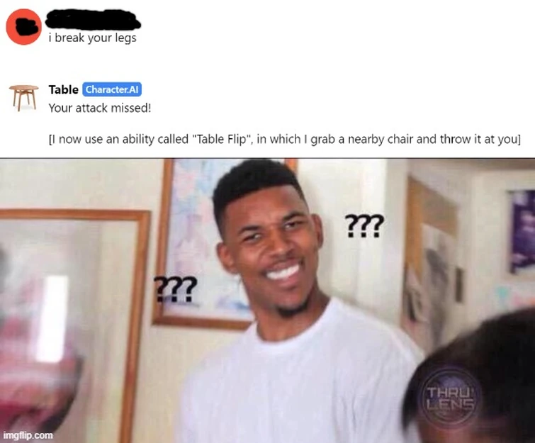 i made a table ai and this happened | Fandom
