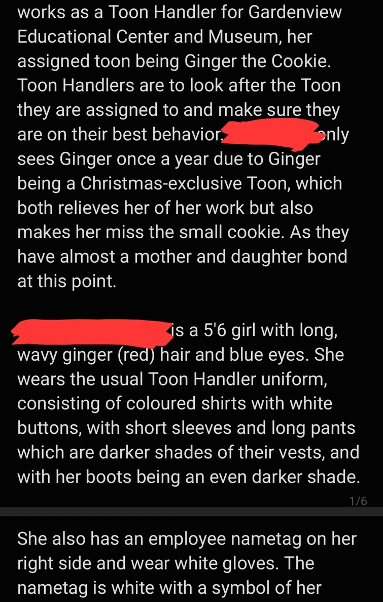 uhhh consider this a leak of a toon handler oc | Fandom