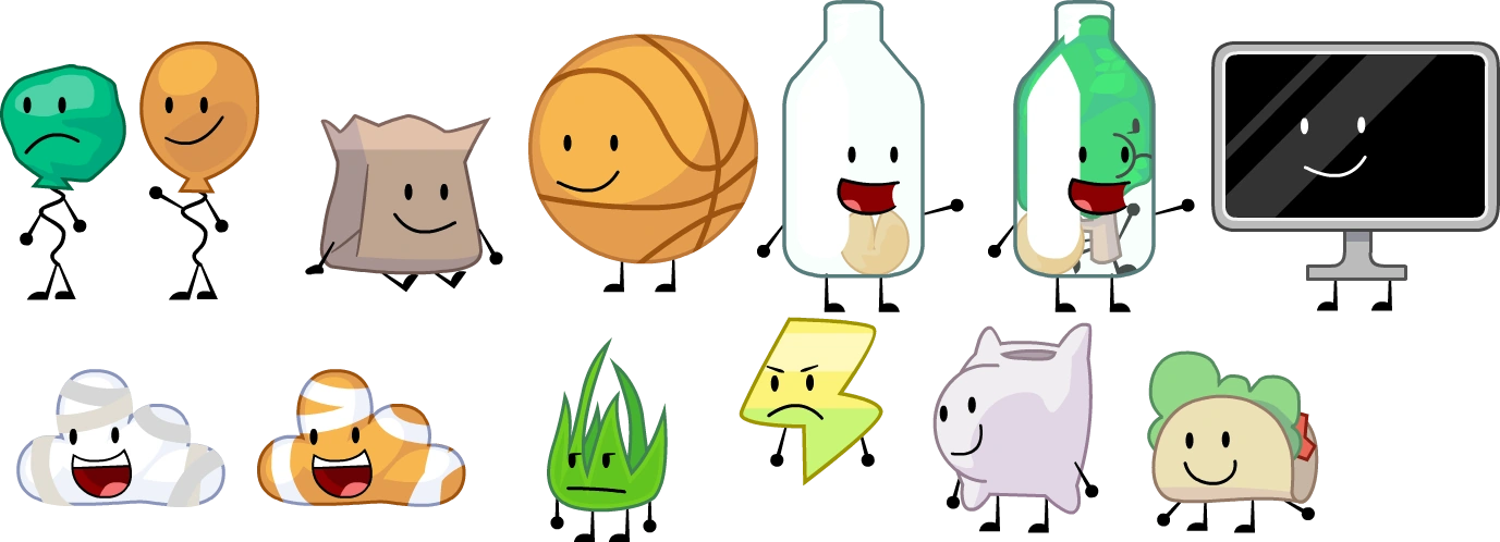 i made some fan made IDFB character poses | Fandom