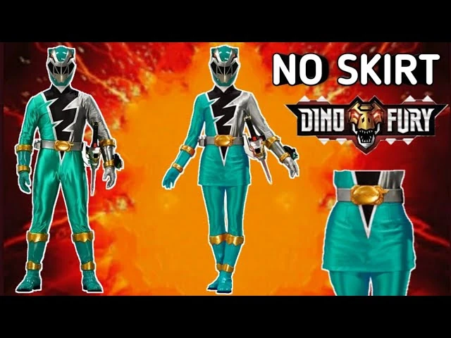 No skirt for Dino Fury Green Ranger.. | Fandom