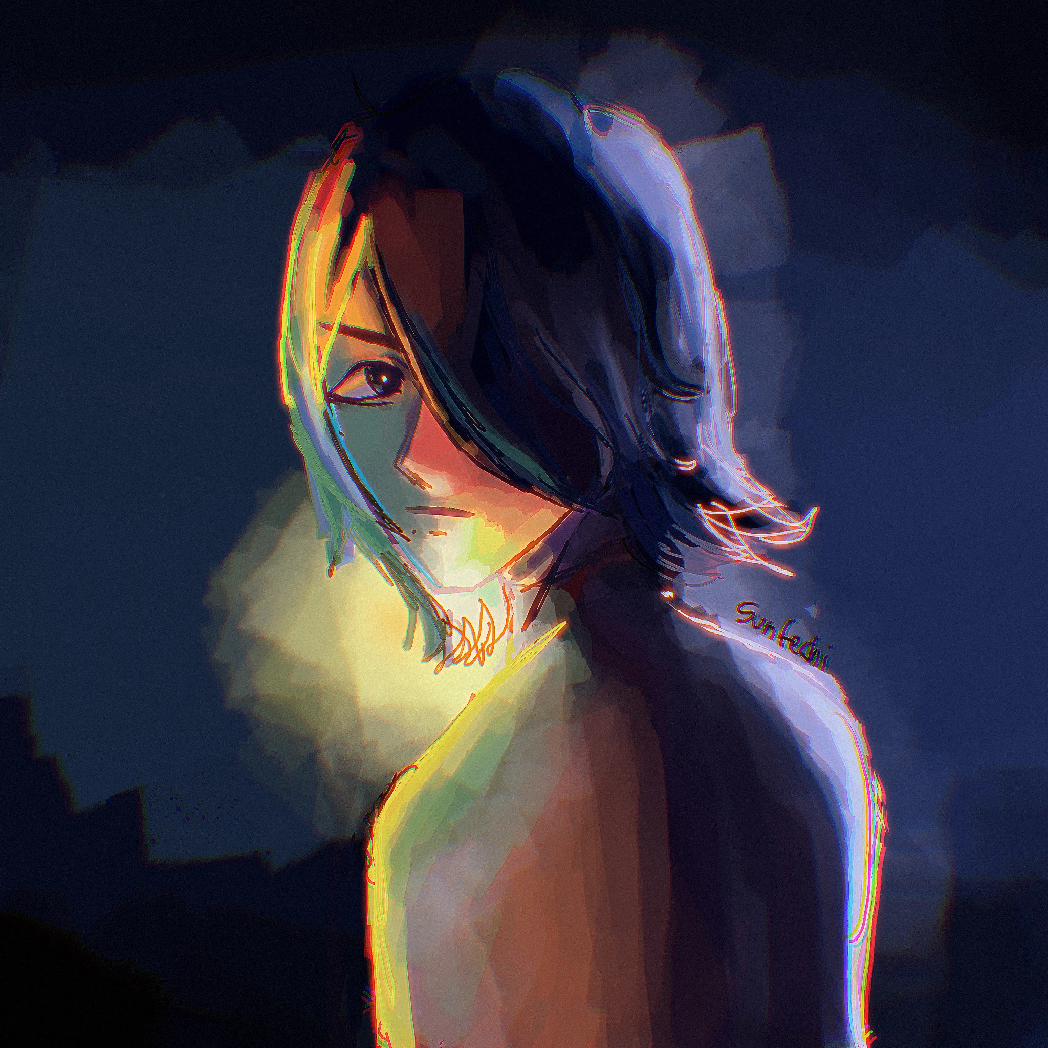 Drawing (Simplified) Atlas using different color palettes and on brush ...