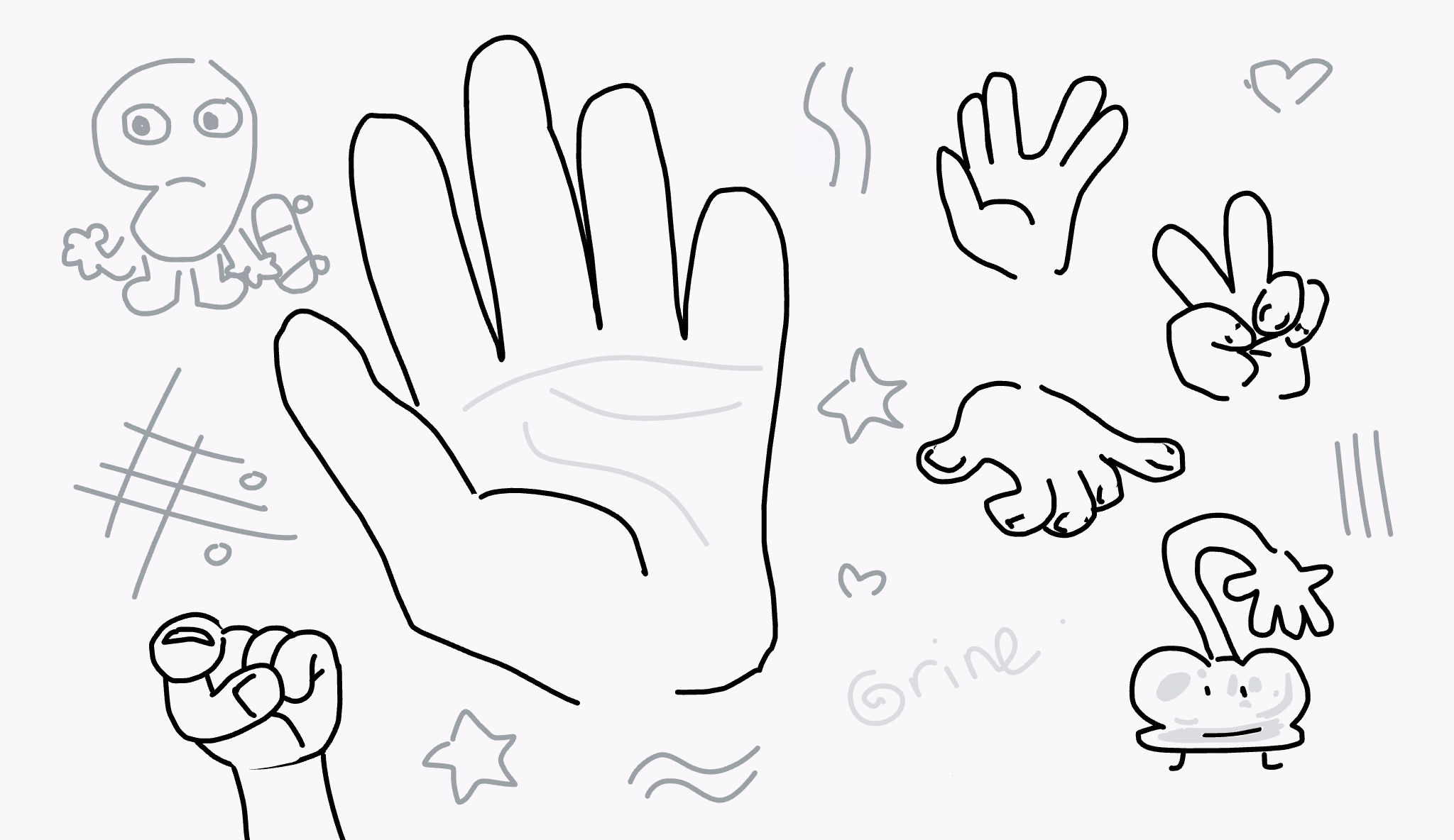 trying to draw... hands