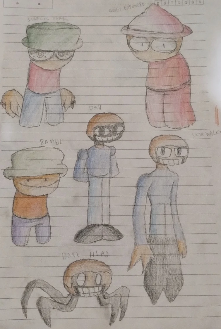 Tristan's Diary character sketches (pretty proud of how they look) | Fandom