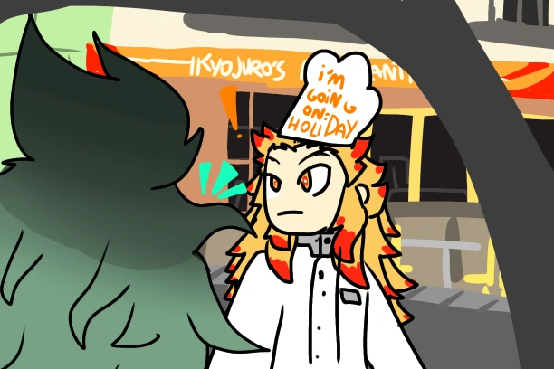 Pizza chef rengoku looking forward to go on holiday | Fandom